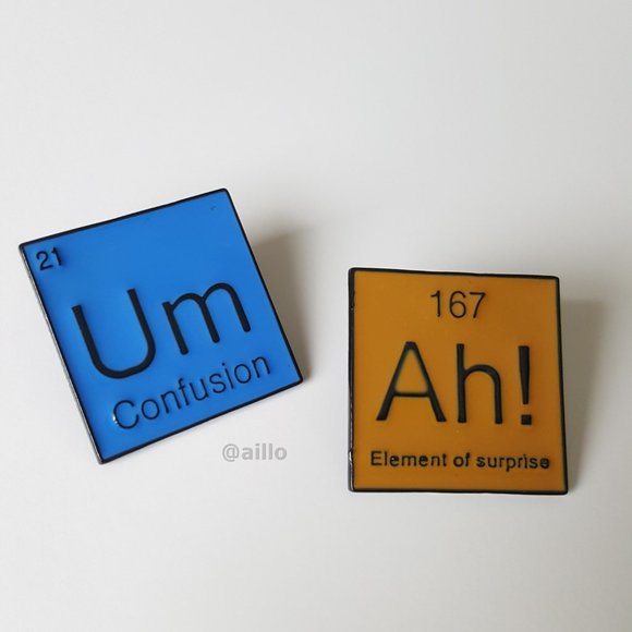 Jewelry | Periodic Table Elements Pins Set | Poshmark